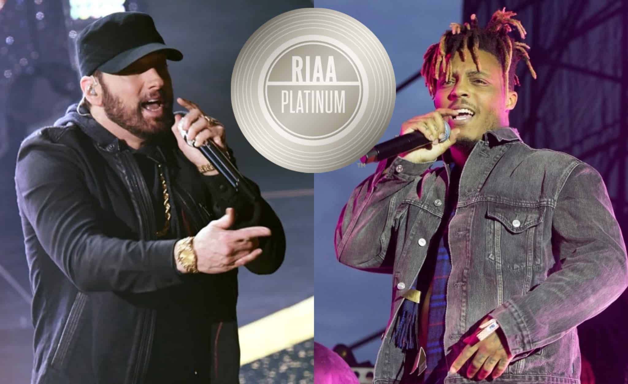 Eminem & Juice WRLD's "Godzilla" Goes Platinum
