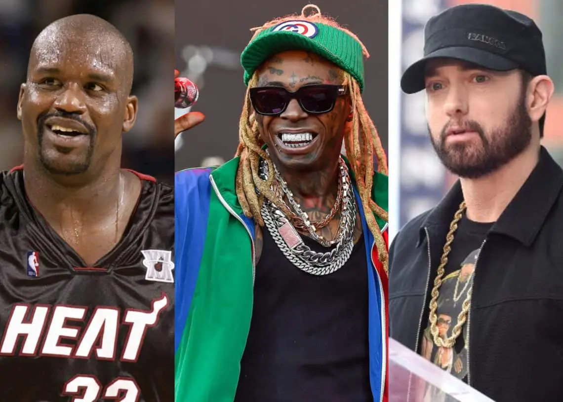 Shaquille O'Neal Names Eminem, Lil Wayne & More as Basketball Players