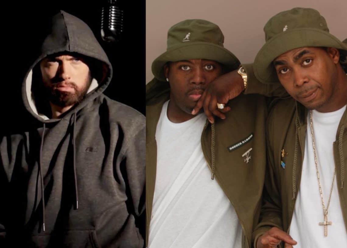 Eminem Pays Homage To Legendary Duo EPMD In "Higher" Music Video