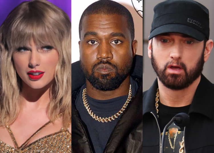 Taylor Swift Equals Eminem & Kanye West's Record of Most Consecutive #1 ...
