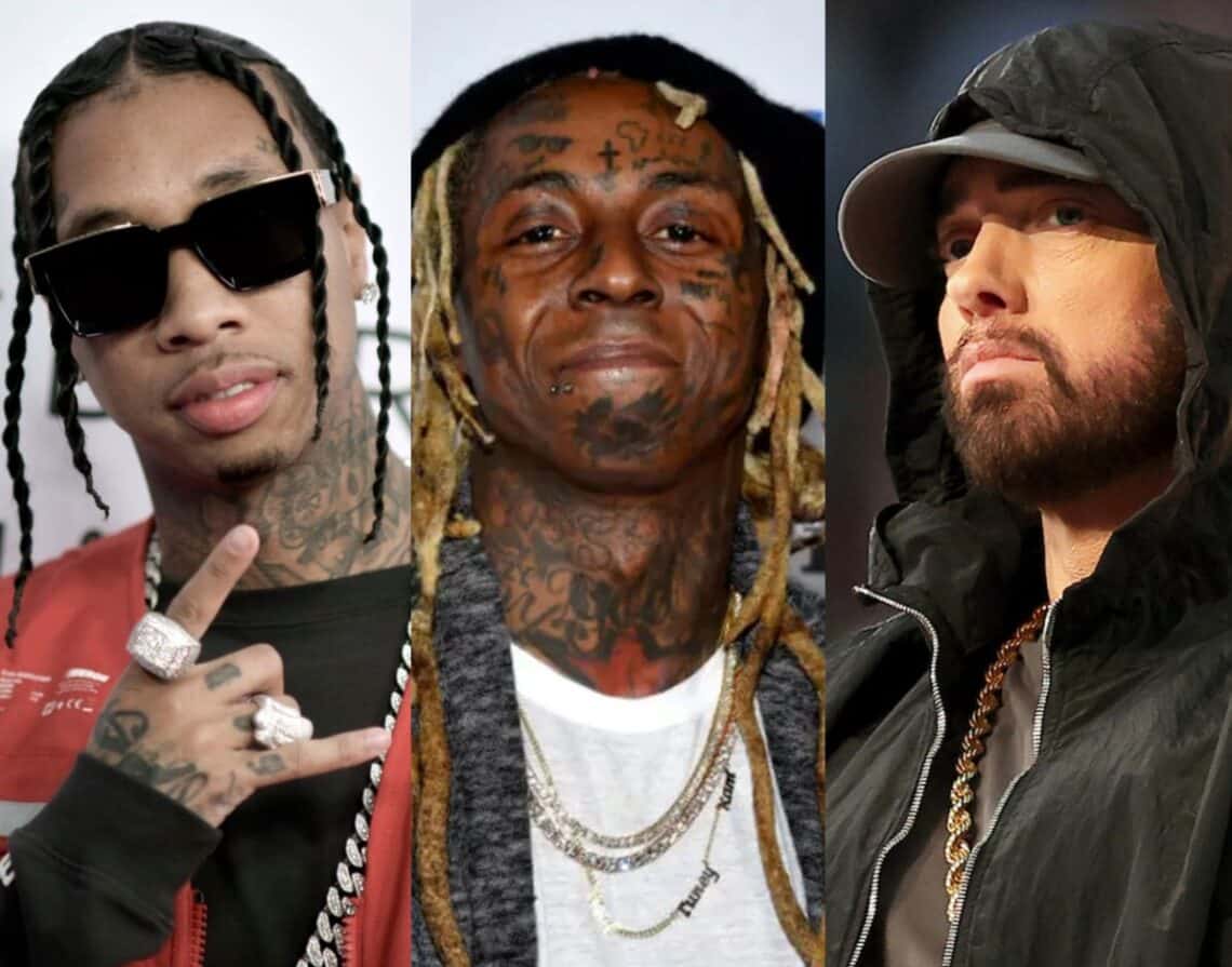 Tyga Crowns Eminem & Lil Wayne As Best Rappers Of All Time