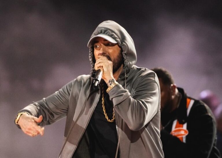 Eminem Performs "Houdini", "Not Afraid" At Michigan Central...